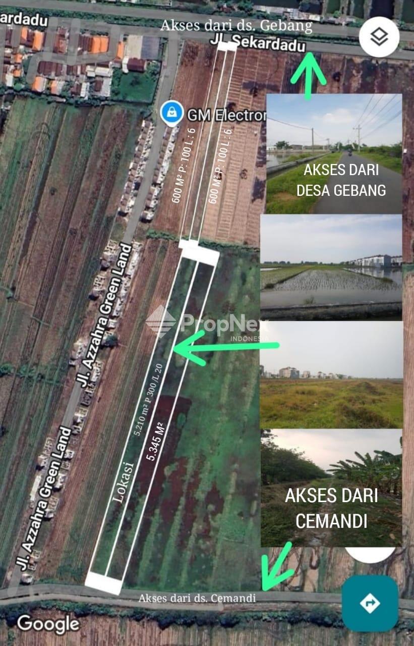 Dijual Tanah - Lahan untuk perumahan Gisik Cemandi Sedati Sidoarjo ...